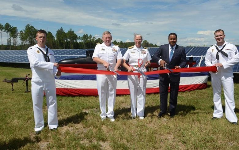 Georgia Power switches on 30-MW solar farm at Navy base