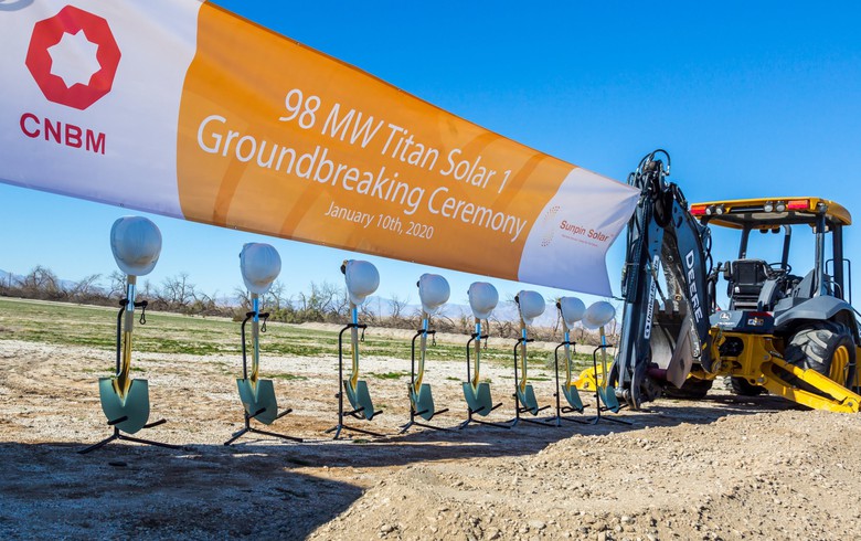 Sunpin Solar launches construction of 98-MW solar project in California
