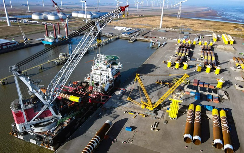 Construction of 342-MW North Sea wind project off Germany advances