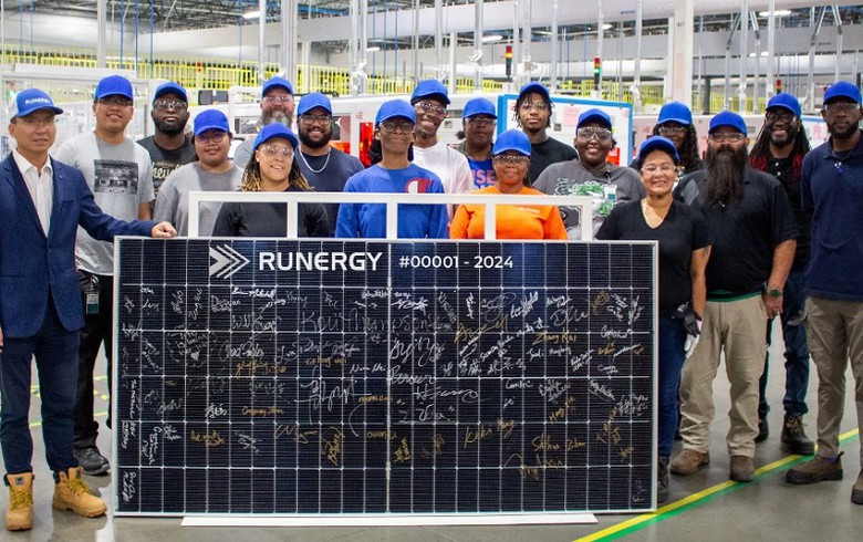 Runergy launches 2-GW solar module factory in US