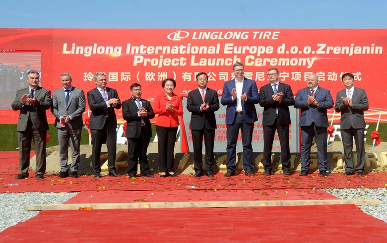 China's Linglong breaks ground for tyre factory in Serbia