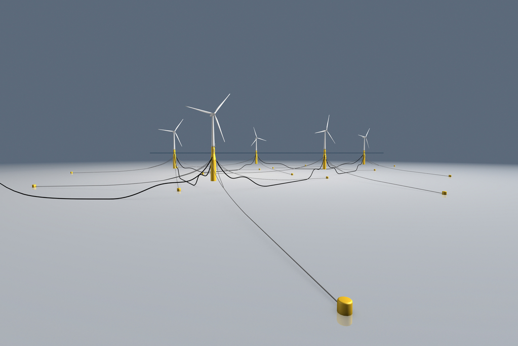 UPDATE - Turbines for 30-MW Hywind Scotland project floating