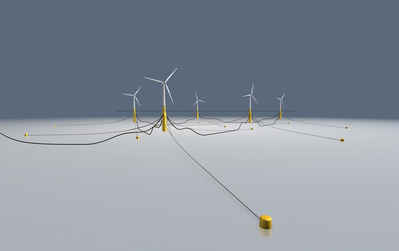 UPDATE - Turbines for 30-MW Hywind Scotland project floating
