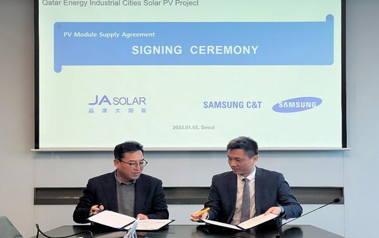 JA Solar modules picked for 875-MW solar project in Qatar