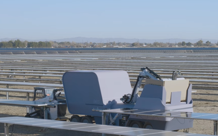 AES launches solar installation robot