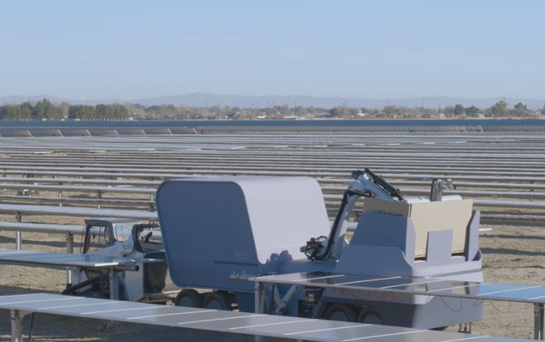 AES launches solar installation robot