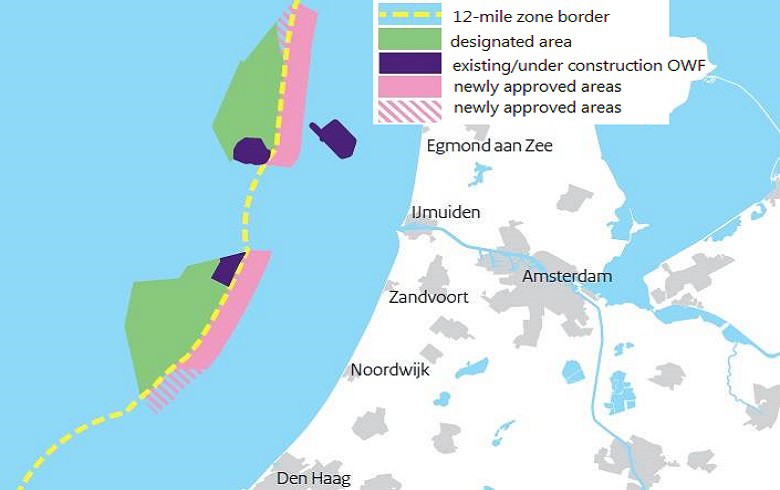 Netherlands designates Hollandse Kust offshore wind zones