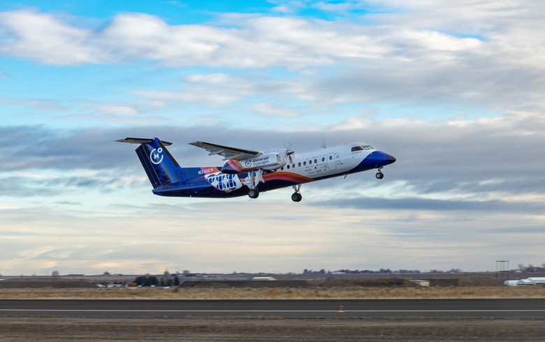 First flight of H2-powered airliner ends successfully in Washington