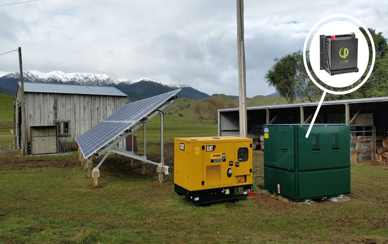 Simpliphi's batteries used in fringe-of-grid project in New Zealand