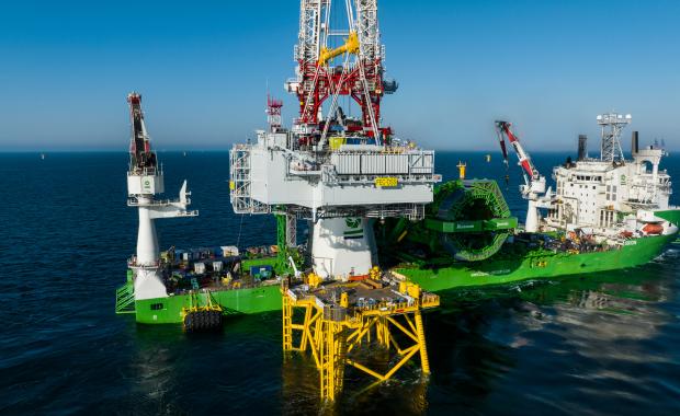 DEME installs substation at Fecamp wind farm offshore France