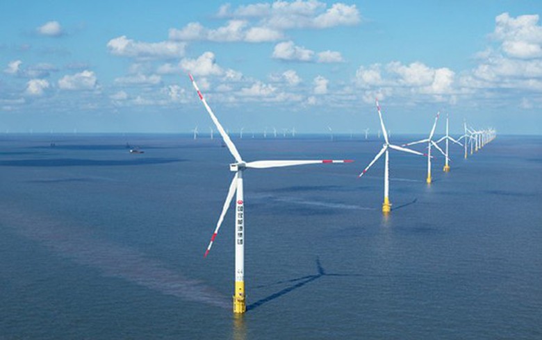 Construction in progress on EDF-CEI offshore wind farm in China