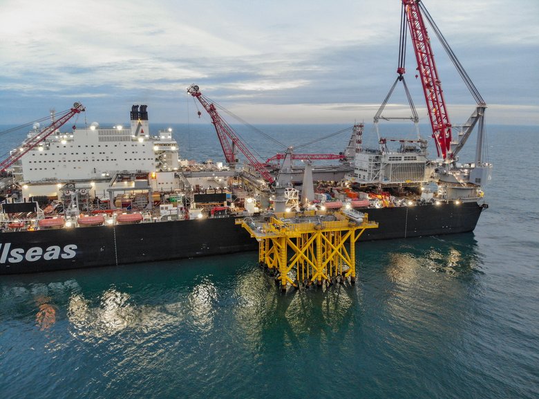 TenneT installs Alpha topside of Hollandse Kust (zuid) offshore grid