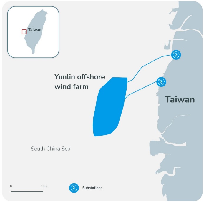 Taiwan's 640-MW Yunlin offshore wind farm officially inaugurated ...