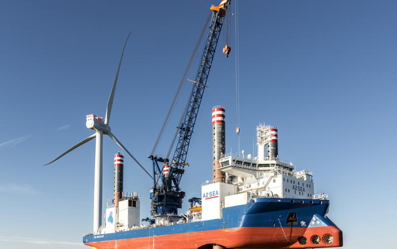 A2Sea vessel starts work at Race Bank offshore wind farm